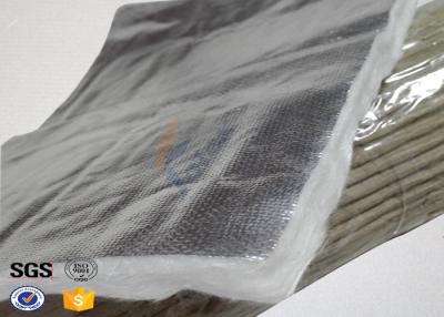 China Insulation Jacket Needle Punched Fibreglass Matting 120kg/m3 Density 7mm Thickness for Industrial Thermal Applications for sale