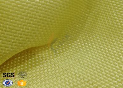 China Yellowish Kevlar Aramid Fabric 0.3mm Thickness 300GSM for Motorcycle Clothing and Protective Gear for sale