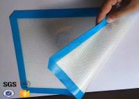 China Reusable Fiberglass Non-Stick Silicone Baking Mat Oven Liner 38x35cm for Commercial Food Production for sale