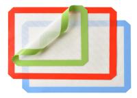 China 30x40cm FDA Food Grade Silicone Baking Mat - Heat Resistant Non-Stick Cookie Sheet with 3000+ Uses for sale