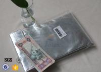 China Fire Resistant Document Bag 17x27cm 6mm Thick Fiberglass Cloth with 550°C Heat Resistance for sale