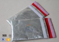 China Aluminium Foil Fiberglass Fireproof Document Bag 17×27 cm with 550°C Heat Resistance and 95% Radiant Heat Reflection for sale