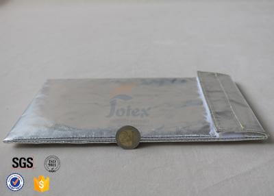 China Fireproof Document & Cash Protection Pouch 27x17cm 6mm Thick with 550°C Heat Resistance for sale