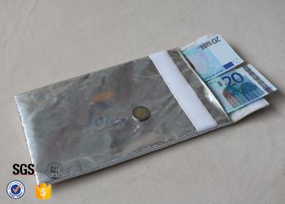 China Fireproof Document Bag 17x27cm with 550°C Heat Resistance - Aluminium Foil Fiberglass Construction for sale