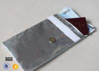 China No Itchy Heat Reflective Fiberglass Fabric Fireproof Bag For Document Cash Protection for sale