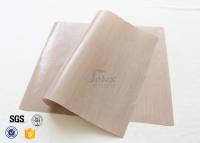 China 0.12mm Brown Food Grade Non Stick Silicone Baking Mat BBQ Grill Mat Oven Liner for sale