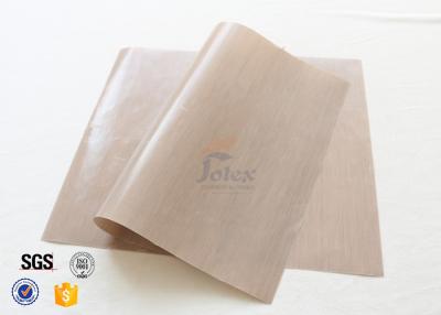 China 0.12mm Brown Food Grade Non Stick Silicone Baking Mat BBQ Grill Mat Oven Liner for sale