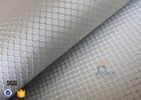 China 220g Silver Plated Aluminized Fiberglass Cloth Fabric For Surface Decoration for sale