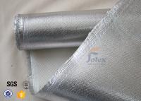China Silver Coated High Silica Fabric Cloth 700g/m² 0.8mm Thickness for 800°C Heat Resistance for sale