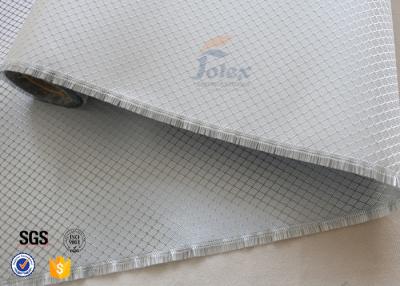 China Aluminized Silver Coated Fiberglass Fabric 220g/m² 0.2mm Thick for Thermal Insulation and Automotive Applications for sale
