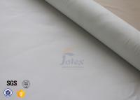 China White 0.5mm Silicone Coated Fiberglass Fabric For Household Fire Blanket for sale
