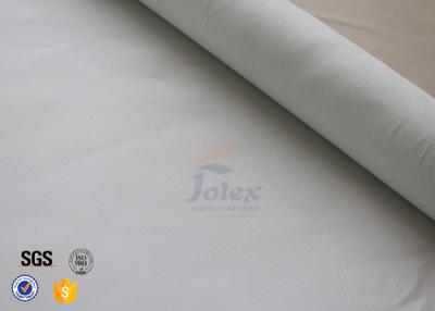 China White 0.5mm Silicone Coated Fiberglass Fabric For Household Fire Blanket for sale