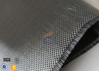China 3K 240g/m² Plain Weave Carbon Fiber Fabric with Silver Plating - 0.32mm Thickness, 1000mm Width for Surface Decoration for sale
