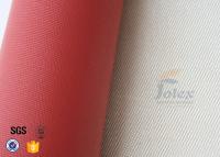China 700gsm 0.8mm Silicone Coated Fiberglass High Silica Cloth For Fire Blanket for sale
