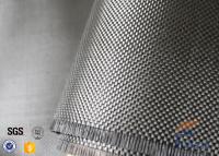 China 200g Twill Weave 3K Carbon Fiber Cloth Silver Coated Fabric For Decoration for sale