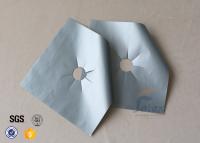 China Silver PTFE Coated Fiberglass Fabric Food Grade Heat Resistant for sale