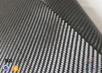 China 3K 240g/m2 Carbon Fiber Cloth Silver Coated Fabric Engineering Decoration for sale
