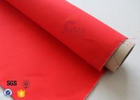 China Red Acrylic Fiberglass Fire Blanket 480gsm 39
