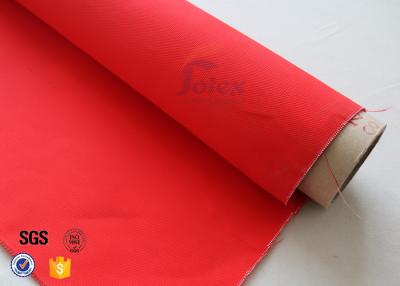 China Red Acrylic Fiberglass Fire Blanket 480gsm 39