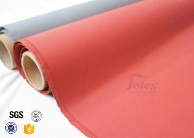 China 760G Silicone Coated High Silica Fiberglass Cloth 1000℃ 0.7MM Satin Weave for sale