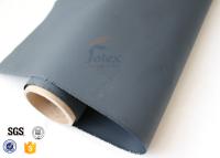 China 1000mm Width Thermal Insulation Materials 0.5MM Black PU Coated Fiberglass Fabric for sale