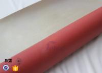 China High Silica Cloth One Side Silicone Coated Fiberglass Fabric 800℃ 0.8mm 700gsm for sale