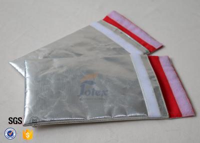 China 17x27cm Fireproof Document Bag with 1022°F Heat Resistance - Aluminum Foil Construction for Cash & Passport Protection for sale