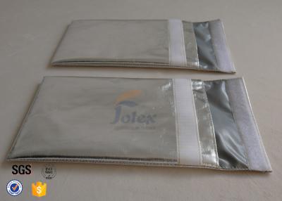 China 7x11 Inch Fireproof Document Bag with Aluminum Foil Fiberglass, 550°C Heat Resistance, Irritation-Free Design for Cash and Valuables for sale