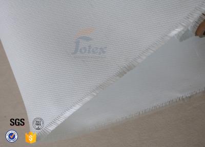 China 260℃ 0.45mm White Silicone Coated Fiberglass Fabric Fire Blanket 480gsm for sale