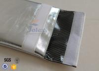 China Silver Outside Fireproof Bag Pouch Non Irritating Fiberglass 1000℉ 17x27cm for sale