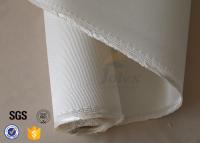 China Heat Insulation 1.3mm Fiberglass Silica Fabric For 1200℃ Kilns Oven for sale