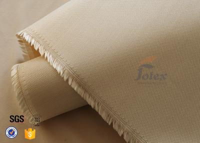 China Brown 0.7MM Silica Fabric Fiberglass Thermal Insulation Materials High Strength for sale