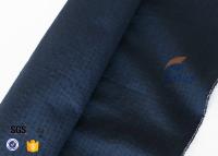 China Navy Blue 210g Kevlar Aramid Fabric Flame Retardant / Abrasion Resistant for sale