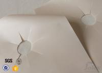 China Beige 27x27cm 0.11mm PTFE Coated Fiberglass Fabric Stovetop Burner Protector for sale