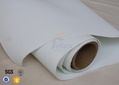 China 0.7mm 900g White Polyurethane PU Coated Fiberglass Fabric Welding Blanket for sale