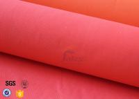China Fiberglass Fire Blanket Cloth With Acrylic Welding Safety Protection Red 550℃ for sale