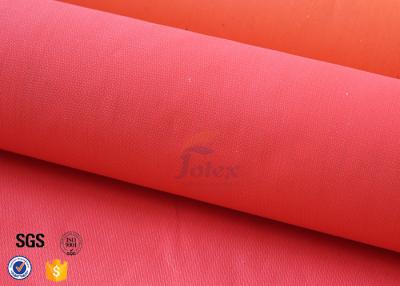 China Fiberglass Fire Blanket Cloth With Acrylic Welding Safety Protection Red 550℃ for sale
