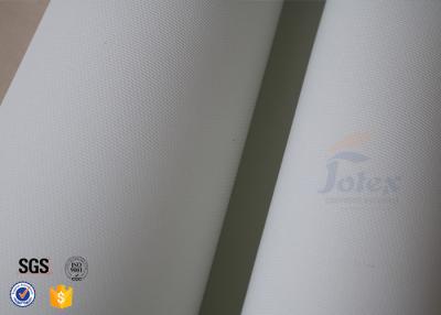 China PU Coated Fiberglass Welding Blanket Insulation Materials White 0.6MM 20OZ for sale