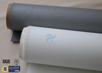 China White PU Coated Fiberglass Fabric Welding Blanket Heavy Duty 700GSM 0.6MM 1000℃ for sale