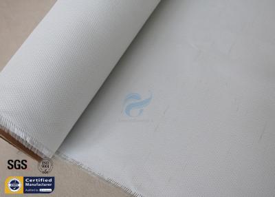 China Silicone Coated Fiberglass Fire Blanket White 0.43MM 550℃ Electrical Insulation for sale