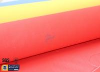 China Fiberglass Fire Blanket 490GSM Red Acrylic Fabric Roll Welding Safety Insulation for sale