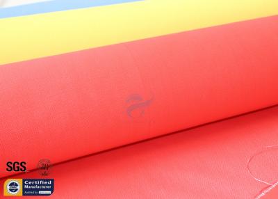 China Fiberglass Fire Blanket 490GSM Red Acrylic Fabric Roll Welding Safety Insulation for sale