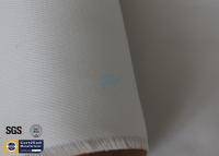 China Silicone Coated Fiberglass Fire Blanket Hotel Fire Safety White 0.43MM 480GSM for sale