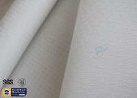 China White Silicone Fiberglass Fabric Hot Ashes Protection BBQ Apron 260℃ 0.3MM for sale
