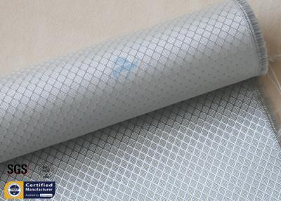 China Silver Coated Fabric Aluminized Fiberglass Cloth 6.5OZ 0.2MM 260℃ Checked for sale