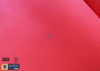 China Fiberglass Fire Blanket 480GSM 0.43MM Red Acrylic Coated Fiberglass Cloth for sale