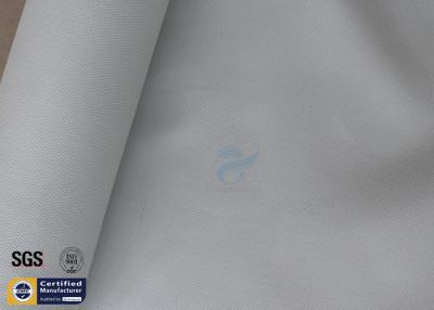 China Silicone Fiberglass Fire Blanket White Non Combustible Flame Resistant Fabric for sale
