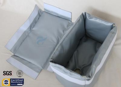 China Fiberglass Thermal Insulation Jackets Removable Grey 260℃ Electrical Insulation for sale