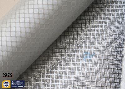 China Silver Coated Fabric Aluminized Fiberglass Cloth 0.2MM 260℃ Decoration for sale