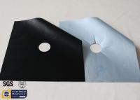 China Black PTFE Fiberglass Fabric 260℃ Non Stick Stovetop Burner Protector for sale